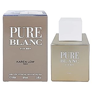 Karen Low Pure Blanc 3.4 OZ EDT Spray Mens New