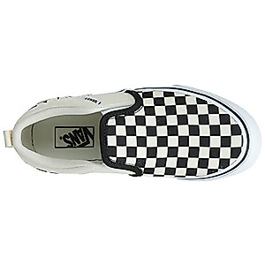 Vans Asher, Women’s Low-Top Sneakers, White (Checkerboard/Black/White), 6.5 US