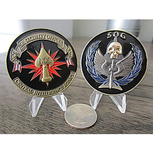 CIA Special Operations Group Non Official Cover SOG NOC Officer Challenge Coin