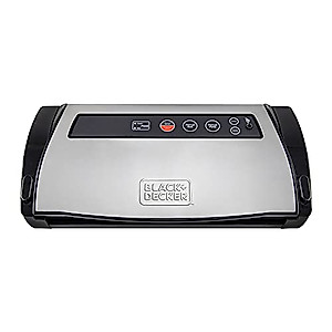 Black + Decker BD8173 Vacuum Sealer, Standard, Silver & Black