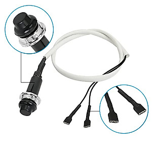 ATKKE 69871 Electronic Igniter Switch/Button for Weber Spirit 210, 220, Spirit E310, 320, Spirit SP310, 320 Grills with Front Mount Control Knobs, Fit for Weber 69851, 69850