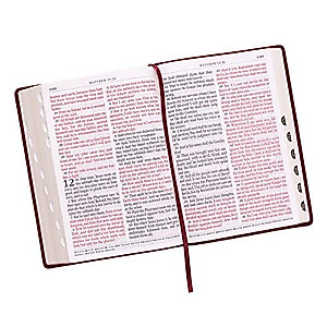 Personalized Bible with Custom Text KJV Bible Super Giant Print King Indexed LuxLeather Burgundy King James Version Bible Custom Made Gift for Baptism Christenings Birthdays Celebrations