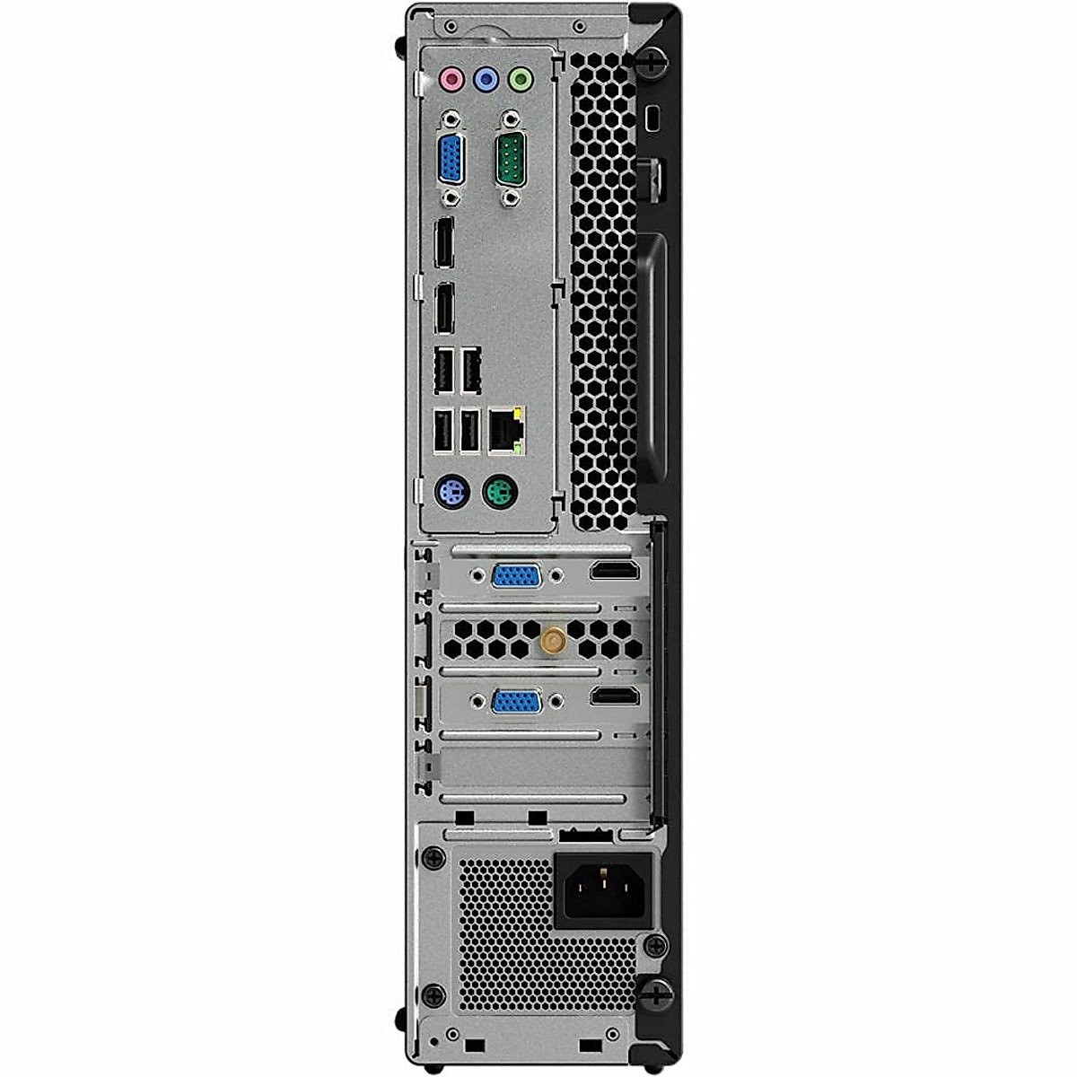 Lenovo M710S SFF Desktop Intel i7-7700 UP to 4.20GHz 32GB DDR4 New 1TB NVMe M.2 SSD Wireless Keyboard & Mouse Built in WiFi & BT Win10 Pro(Renewed)