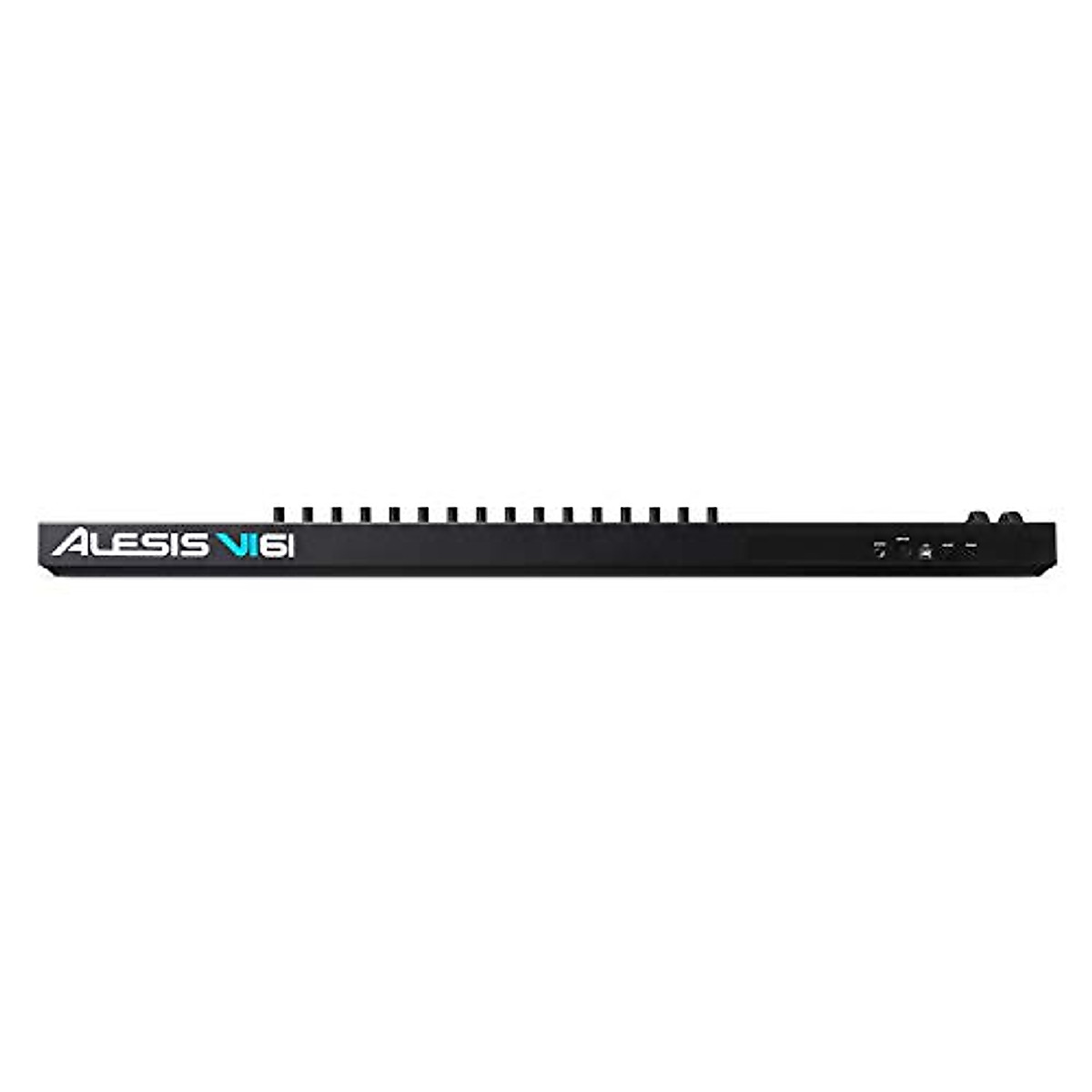 Alesis VI61 - 61 Key USB MIDI Keyboard Controller with 16 Pads, 16 Assignable Knobs, 48 Buttons and 5-Pin MIDI Out Plus Production Software Included,Black