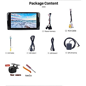 XISEDO for Mercedes-Benz ML-Class W164 ML300/ML350/ML450/ML500/ML320/ ML63 AMG;GL X164 GL320/GL350 Android 10.0 Car Stereo 9" in-Dash Head Unit Car Radio GPS Navigation (10.0)