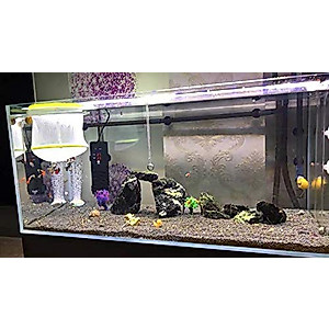 2 Units Aquarium Fish Hatchery Isolation net, Aquarium Fish Breeder Tank Isolation Hatching Net Box, a Large Aperture net and a Small Aperture net Together