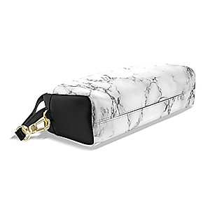 WOZO Hipster Marble Stone Pen Pencil Case Makeup Cosmetic Pouch Case Travel Bag