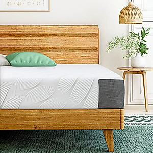 10 Inch Memory Foam and Innerspring Hybrid Mattress Medium Firm Feel Queen-Size Mattress