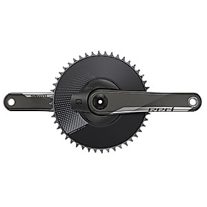 SRAM, Red 1 AXS Quarq, Power Meter Crankset, Speed: 12, Spindle: 28.99mm, BCD: Direct Mount, 50, DUB, 170mm, Black, Road