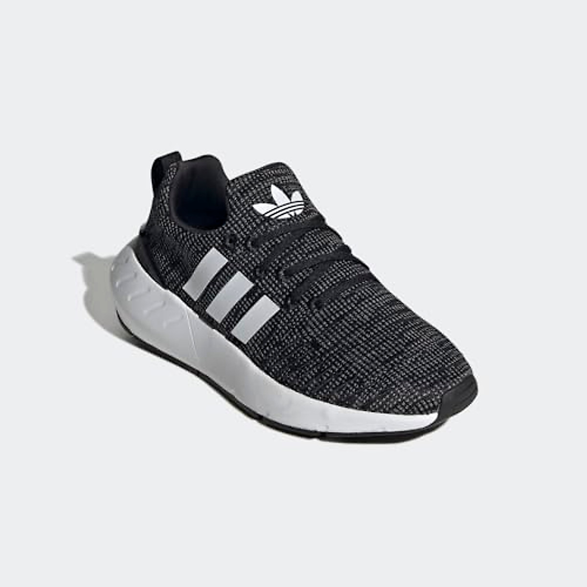 adidas Originals Baby Swift Run 22 Sneaker, Black/White/Grey, 6 US Unisex Infant