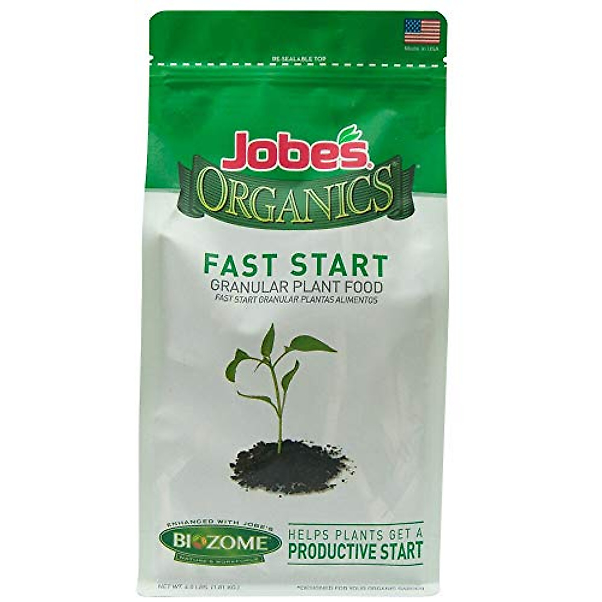 Jobe's 9726 Granular Plant Food Fast Start, 4 lbs