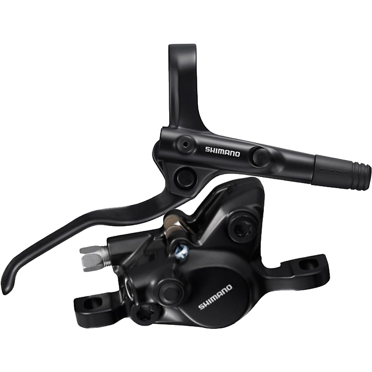 SHIMANO Disc Brake Assembled Set, Bl-Mt200(R), Br-Mt200(R), Blac
