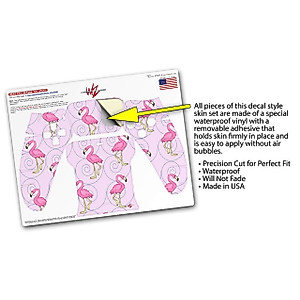 WraptorSkinz Skin Wrap compatible with Sony PS5 DualSense Controller Flamingos on Pink (CONTROLLER NOT INCLUDED)