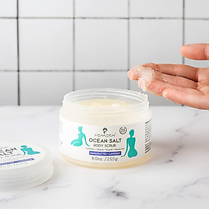 Ocean Salt Body Scrub, Handcrafted scrub with Lavender oil, Scrub with Essential Oils, Detox body scrub, Exfoliating Salt Scrub to Exfoliate & Moisturize Skin, Deep Cleansing