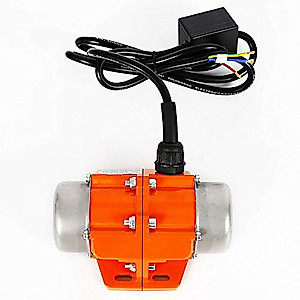 Concrete Vibrator Vibration Motor AC 110V 40W Electric Vibrating Motor Single Phase 3600 RPM Asynchronous Vibration Motor 6.6ft Cable for Shaker Table