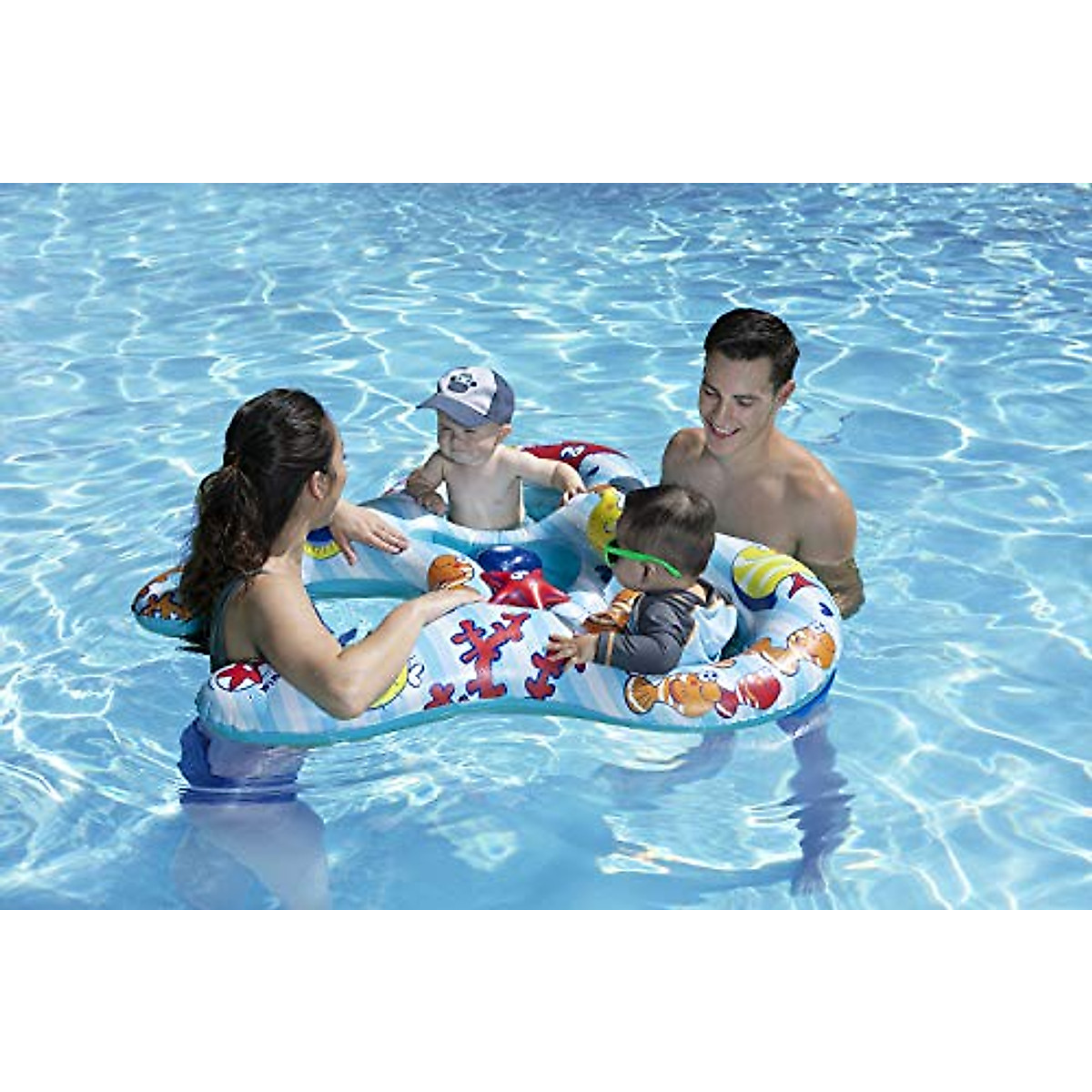 Poolmaster Mommy & US Swimming Pool Baby Rider, 2 Child, Multicolor