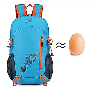 EaglePigeon Foldable Backpack Waterproof Backpack Lightweight Backpack Hiking Backpack Travel Backpack 20L Daypack (Black)