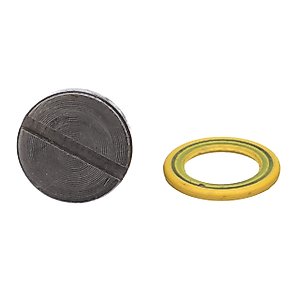Quicksilver 8M0058389 Lower Unit Gear Lube Drain and Fill Hole Screw And Seal - Magnetic