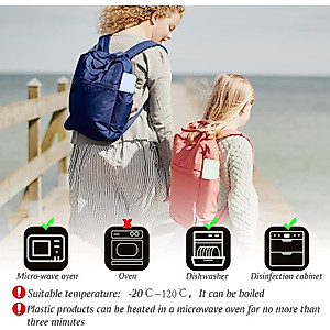 Reusable Travel Utensils Set with Case, 4 Sets Wheat Straw Portable Knife Fork Spoons Tableware, Eco-Friendly Cutlery for Kids Adults Travel Picnic Camping or Daily Use (Green, Beige, Pink, Blue)