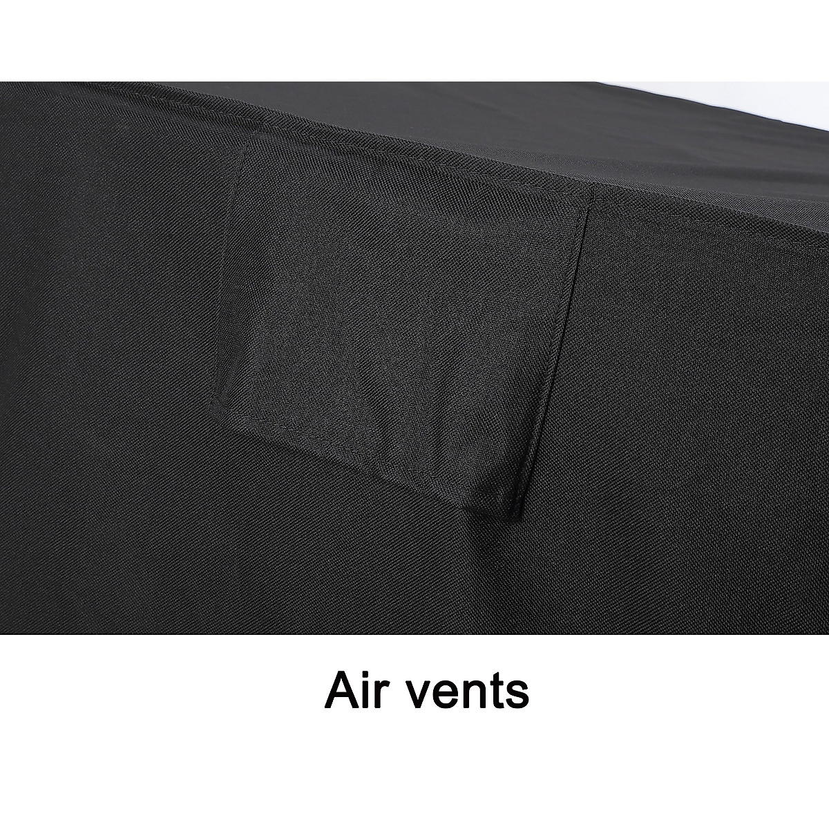 Dnalrhoi Black Generator Cover for Universal Generators,Heavy Duty Thicken 600D Polyester with Elastic Hem,Waterproof Weather/UV Resistant,Fits for 4000-6500 Watt(26''L x 20''W x20''H)