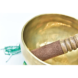 5.5" Tibetan Singing Bowl ~ Handmade ~ Superb Chakra Bowl for Meditation, Yoga,Healing, Mindfulness, Relaxation ~ Cushion & Mallet Included