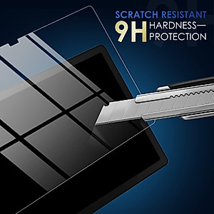 【2-PACK】DETUOSI Screen Protector for Samsung Galaxy Tab A8 10.5" 2022 (SM-X200/ X205/ X207), Ultra-Clear/Case Friendly/Touch Sensitive/Bubble Free/Anti-Scratch Mica Galaxy Tab A8 10.5" Tempered Glass