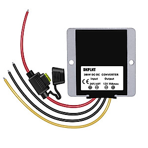 dkplnt 20A 240W 12v Golf Cart 48V 36V to 12V Converter Voltage Regulator Reducer Transformer with Fuse