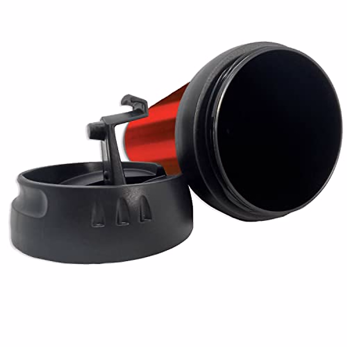 LaserGram 16oz Coffee Travel Mug Widow Spider, Personalized Engraving Included (Red)