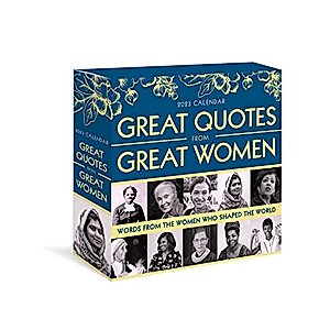 2023 Great Quotes From Great Women Boxed Calendar: 365 Days of Inspiration from Women Who Shaped the World (Daily Desk Gift for Her)