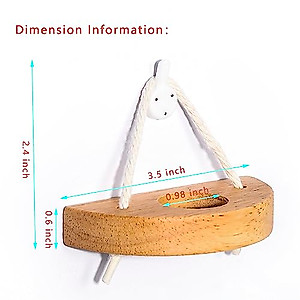 MITIME air plant holder, small air plant display stand. Wall mount to save space, wall decoration. (Plants not included) (Set of 6)