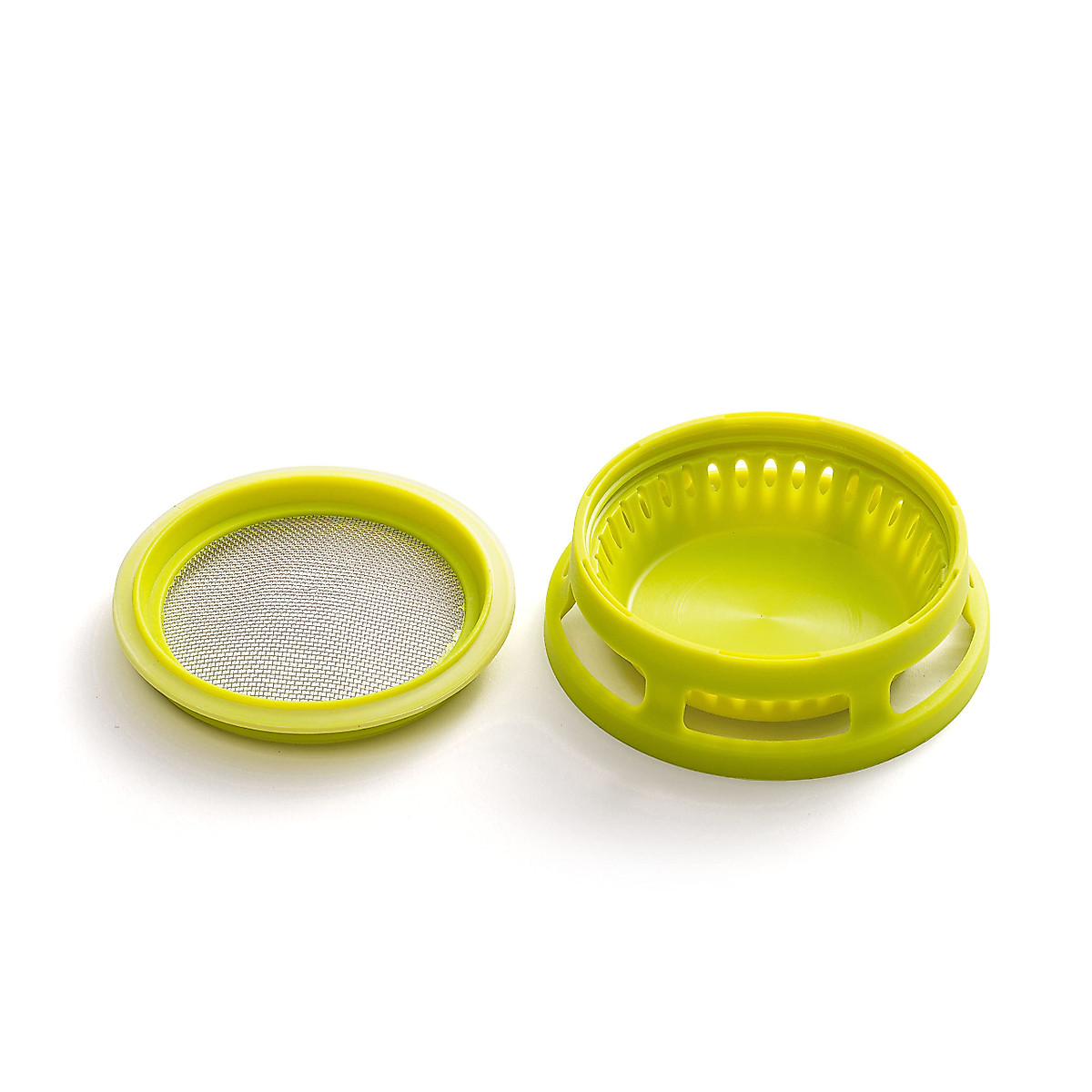 Jarware Mason Jar Lid, Seed Sprouting Lids For Wide Mouth Mason Jars, Set of 2