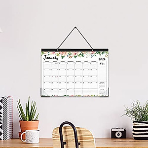 2023-2024 Desk Calendar - Jul 2023 - Dec 2024, 18 Months Large Monthly Desk Calendar, 17" x 12", Desk Pad, Large Ruled Blocks, to-do List & Notes, Best Desk/Wall Calendar for Planning or Organizing
