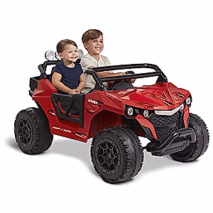 Radio Flyer Ripper Battery Powered Car, 12 Volt Outdoor Ride On Toy, Red Kids Ride On Toy For Ages 3+