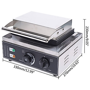 Donut Maker Machine Electric Doughnut Baker Maker Machine 110V Commercial Use Nonstick, Temperature 122-572℉,Commercial Waffle for Restaurant and Home Use (6 Holes Donut Maker)