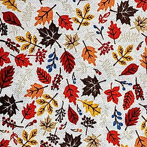 DII Fall Kitchen Décor Collection Dish Towel & Potholder Hostess Gift Set, Hello Pumpkin/Autumn Leaves, 3 Piece