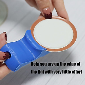 JILINWEI Canning Jar Opener, Mason Jar Opener Canning Tools for Releases Aluminum Vacuum Seal on all Wide Mouth and Regular Mouth Lids,Red