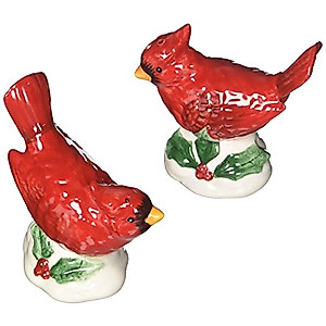 Cosmos Gifts Cardinal Couple Salt and Pepper Set, 2-7/8-Inch