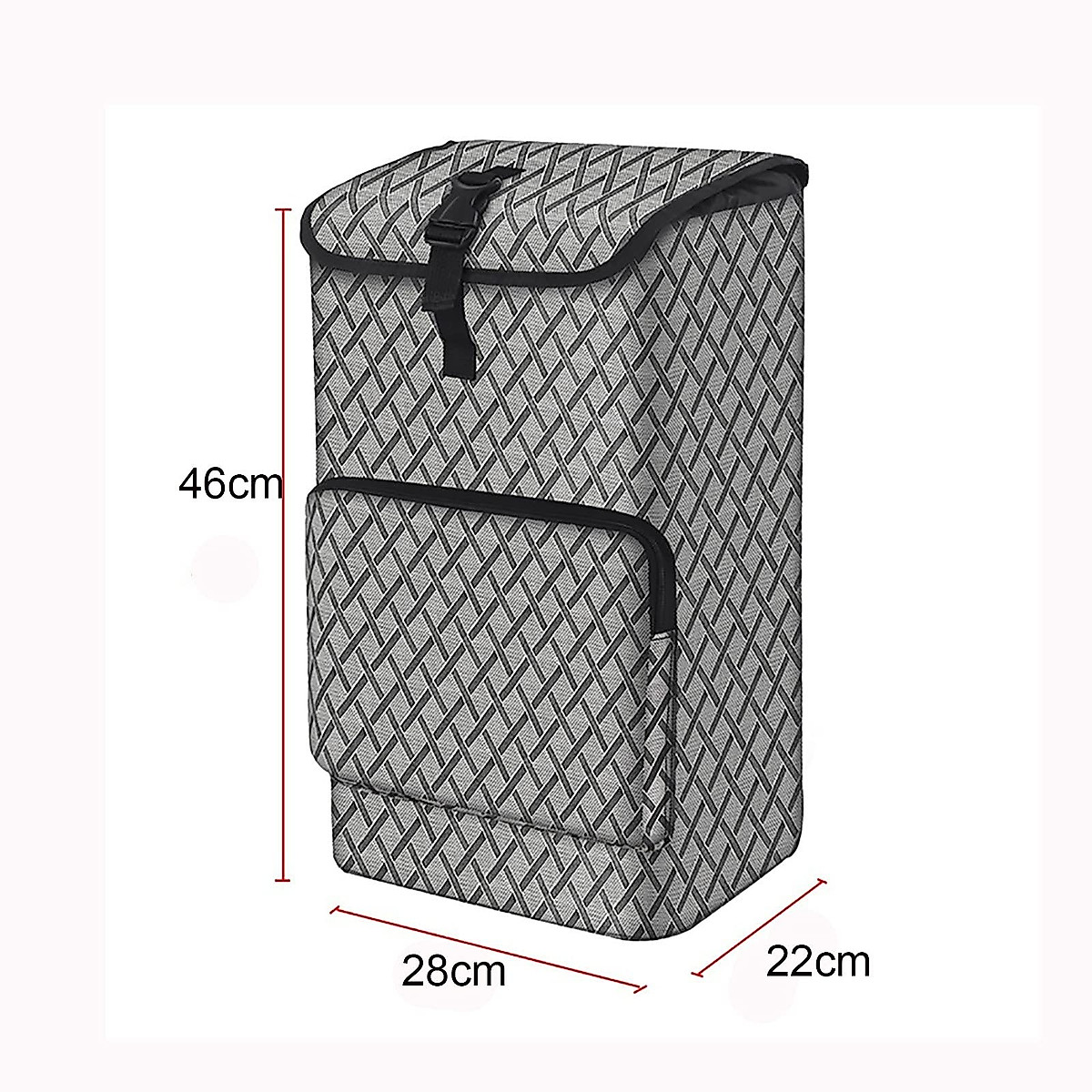 SH-gwtc Shopping Trolley Replacement Bag Foldable Reusable Shopping Cart Bag Spare Trolley Bag 28L(Size: 28 x 22x 46cm), Large