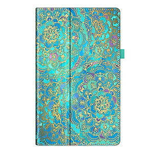 Fintie Folio Case for Amazon Fire HD 10 Tablet (Compatible with 7th and 9th Generations, 2017 and 2019 Releases) - Premium PU Leather Slim Fit Stand Cover with Auto Wake/Sleep, Shades of Blue