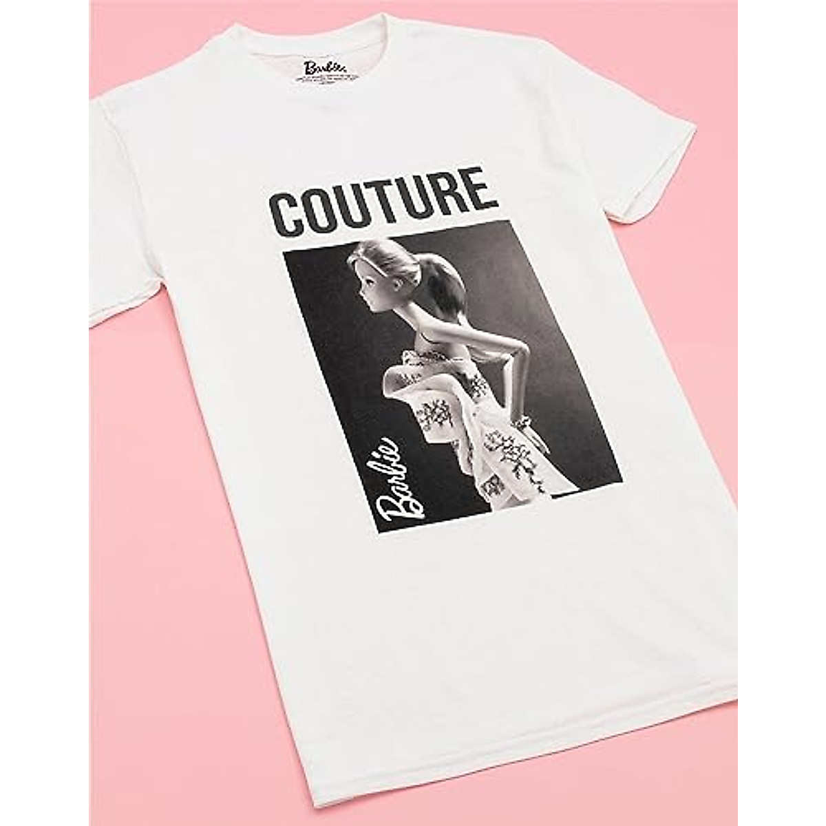 Barbie Doll Womens T Shirt Ladies Couture Fashion Novelty White Top X-Large