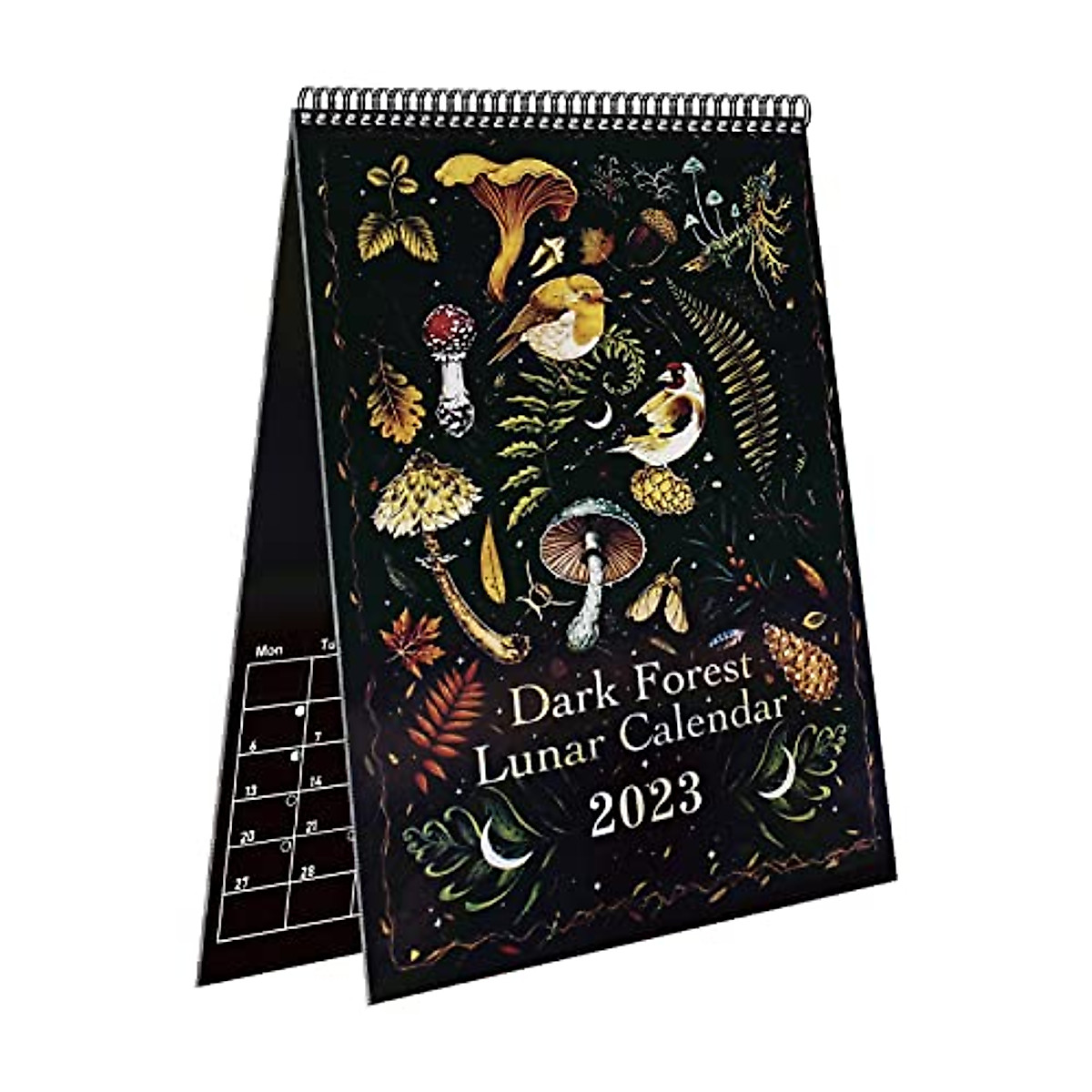 2023 Wall Calendar,Dark Forest Lunar Calendar 2023 Colorful Large Well Calendar with 12 Original Illustrations 12 Month Monthly,Suitable for Home Office Christmas Birthdays New Year Gift