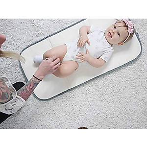 Skinny Mini Diaper Changing Mat - The Ultimate Memory Foam Diaper Changing Pad (16" x 32")