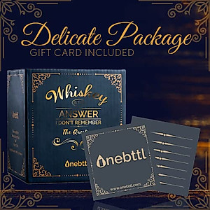 Onebttl 65th Birthday Gifts for Men, Made in 1957, Funny 65 Years Old Bday Gifts for Grandpa, Dad, Uncle, Husband from Grandchild, Son, Daughter, Whiskey Glass, Old Fashioned Glass, Rocks Glass