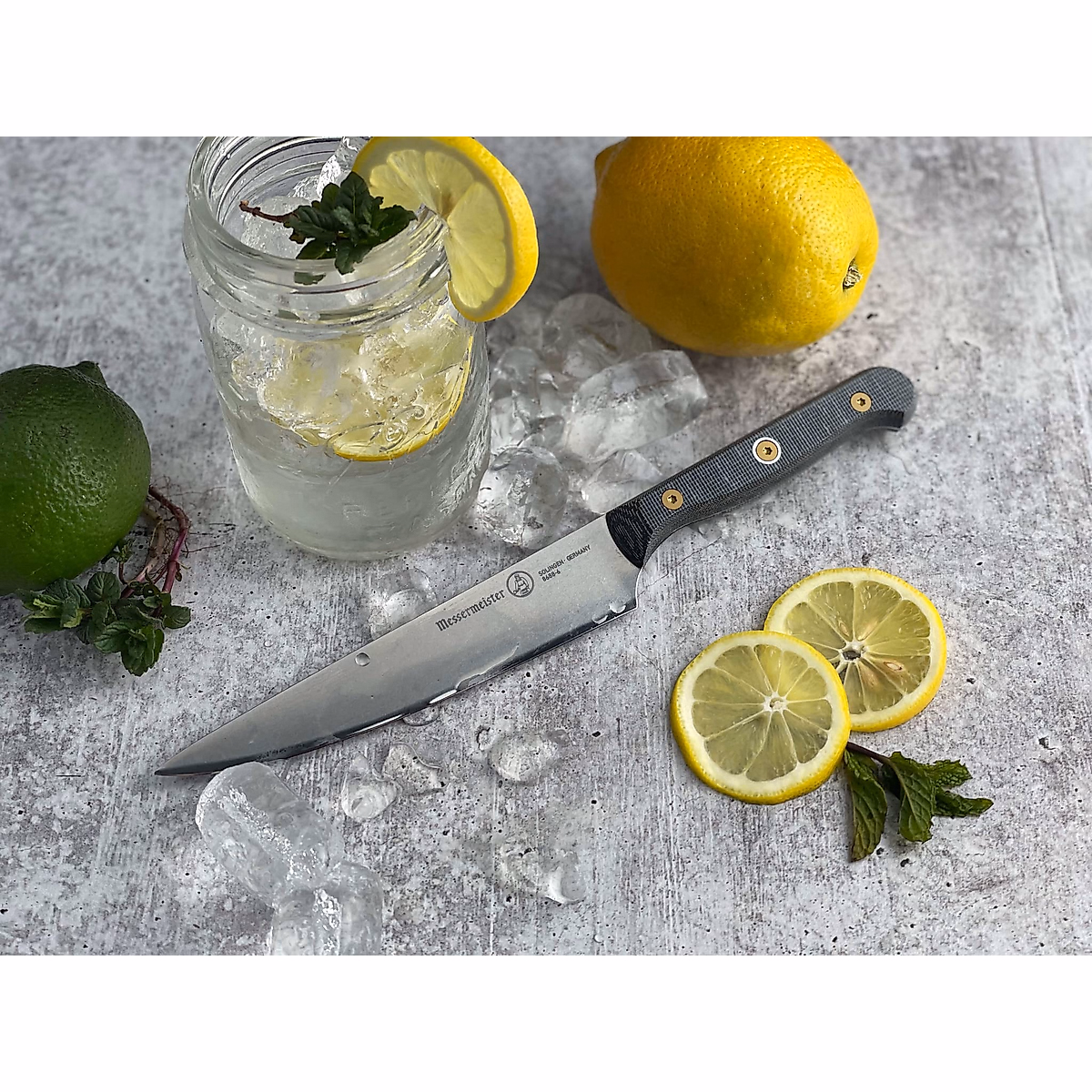 Messermeister Custom 6” Semi-Flexible Utility Knife - X50 German Stainless Steel - Rust Resistant & Easy to Maintain - Made in Solingen, Germany