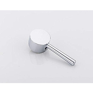 TECKI Kitchen Taps Bathroom Wall Mounted Basin Faucet Square Chrome Brass Mixer Sink Tap Single Handle Bathtub Faucets