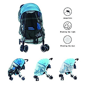 Anytec Infant Baby Mosquito Mesh Insect Bug Netting Buggy Cover Fly Screen Netting Provides Complete Children Protection (Pink)