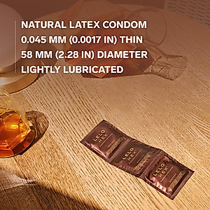 LELO HEX Respect XL, Extra Large Condoms with Increased Strength, Lubricated XL Condoms Large for Men, 2.28-Inch/58mm Diameter (3 pack)