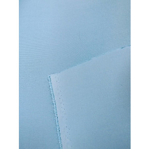 Neoprene Scuba Techno Athletic Double Knit All-Purpose Fabric by The Yard DIY Accessories Decor Fashion Clothing Aerobics (Navy Blue)