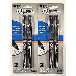 Inc. R-2 Roller Ball Pens (4 Count)