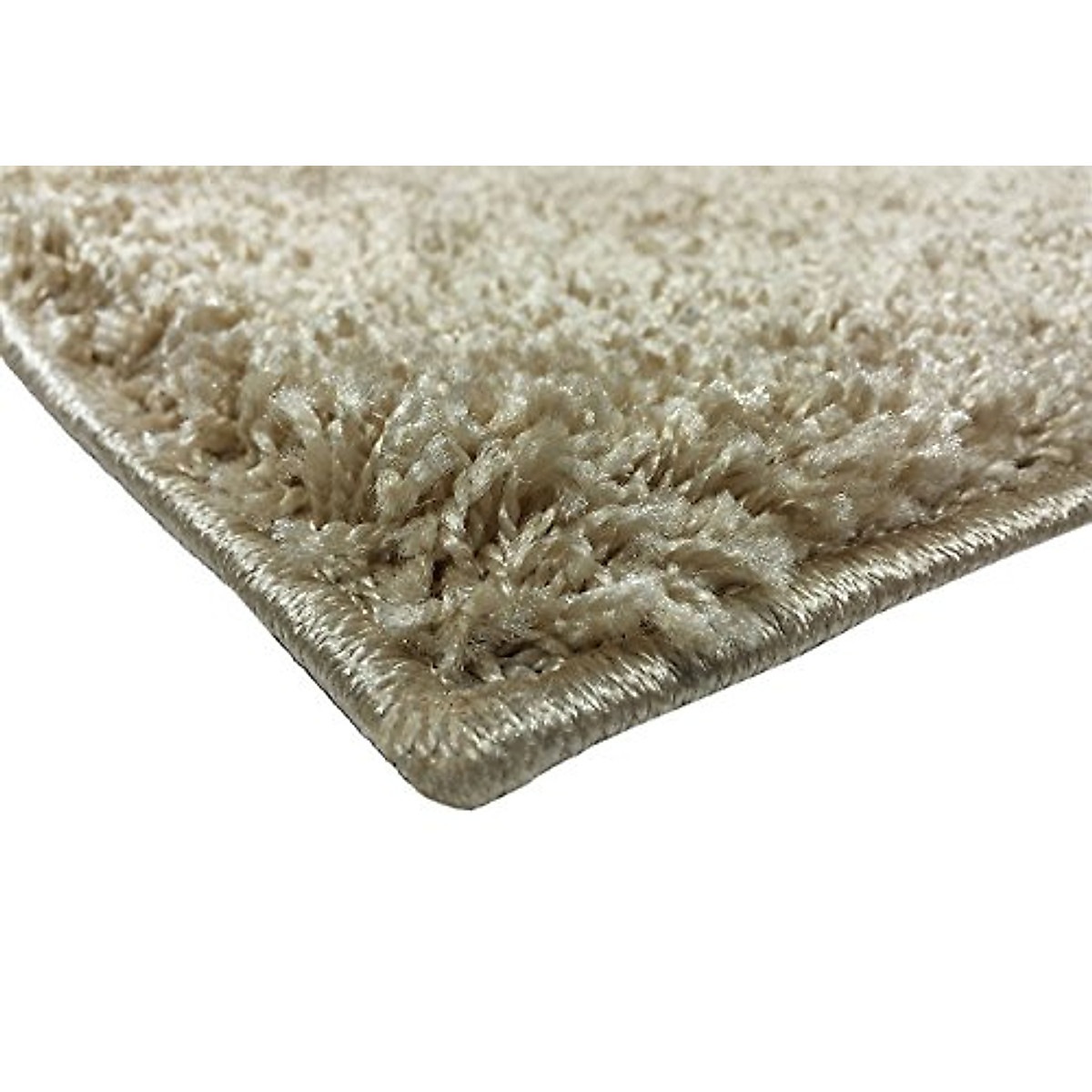 SOHO Shaggy Collection Solid Color Shag Area Rug Rugs 7 Color Options (Beige, 2 x 3)